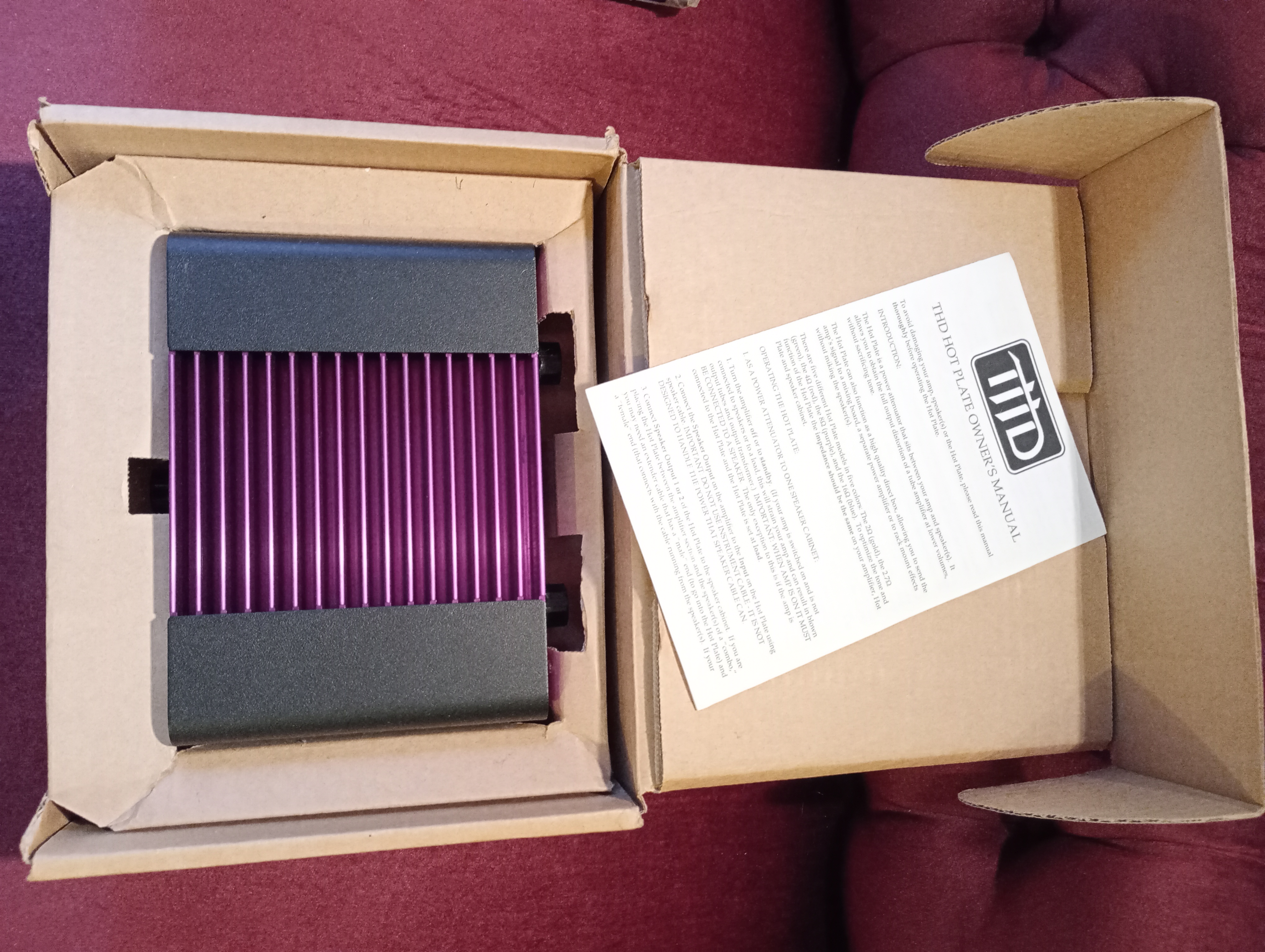 SOLD: THD Hotplate 8Ohm £150 Posted - Amps £ Discussions on theFretBoard